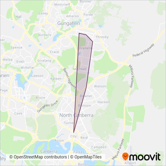 Canberra Metro Operations: Light rail lines, in Canberra