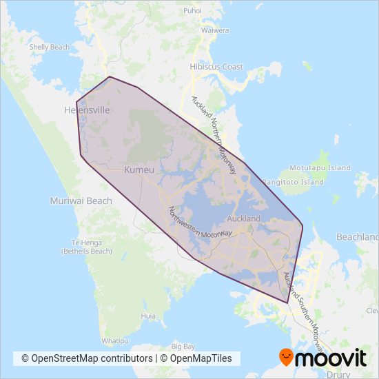 New Zealand Bus Bus routes, Bus times in Auckland