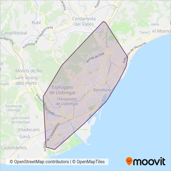 TMB Autobús rutas, Autobús Tiempos y horarios en Barcelona