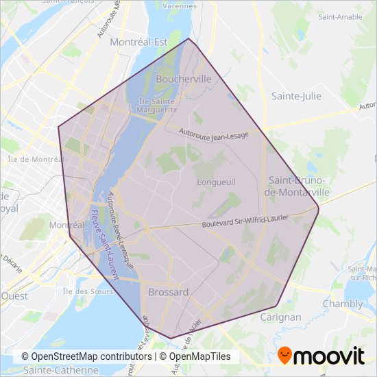 lignes de Bus de RTL, Horaires de Bus à Montréal