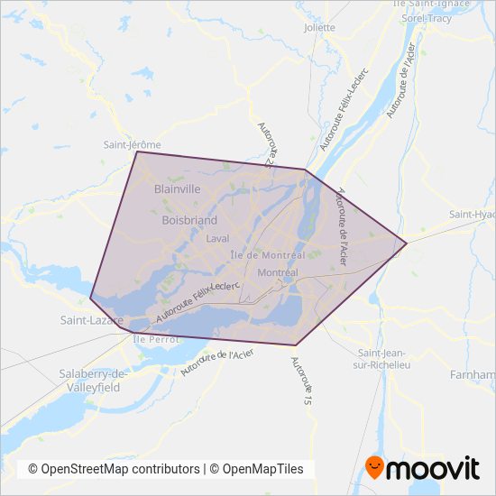exo-Réseau de transport métropolitain: Train lines, in Montreal