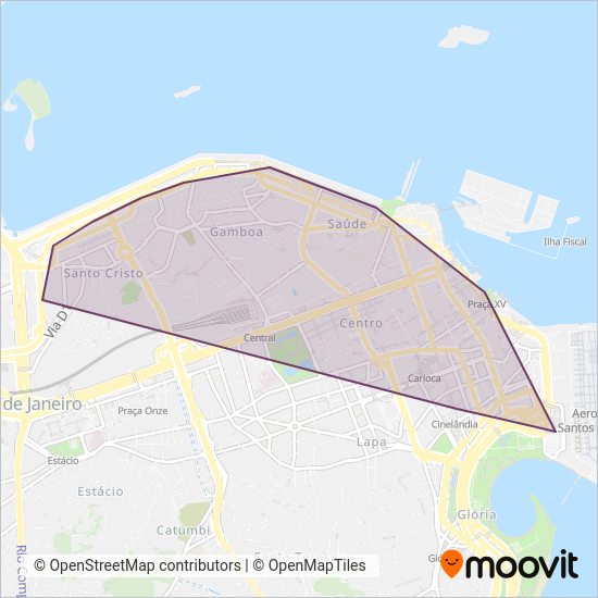linhas de VLT da VLT Carioca em Rio de Janeiro e Região