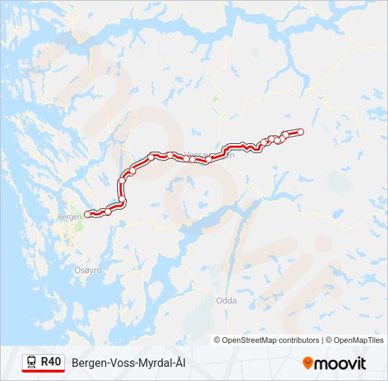 r40 Route: Schedules, Stops & Maps - Arna (Updated)