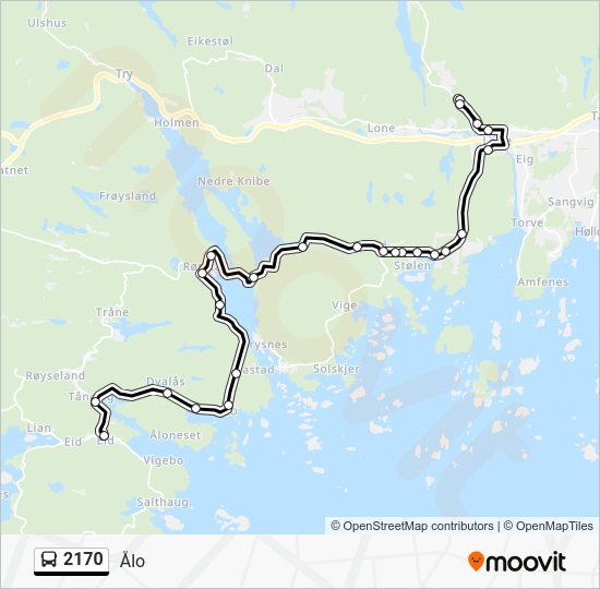 2170 Route: Schedules, Stops & Maps - Ålo (Updated)