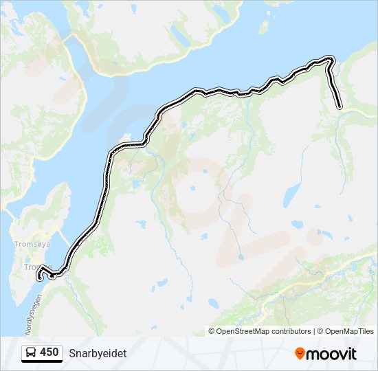 450 Route: Schedules, Stops & Maps - Snarbyeidet (Updated)