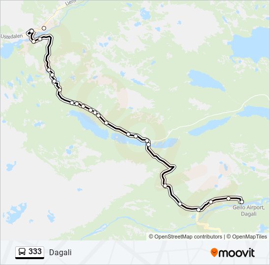 333 Route: Schedules, Stops & Maps - Dagali (Updated)