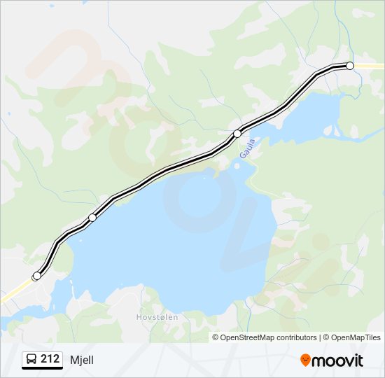 212 Route: Schedules, Stops & Maps - Mjell (Updated)