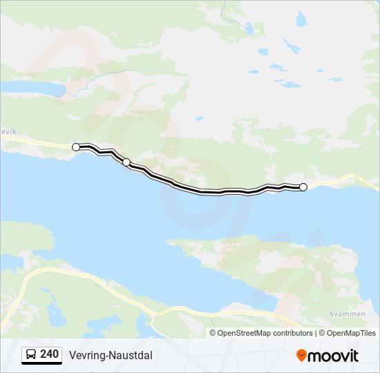 240 Route: Schedules, Stops & Maps - Horne Midtre (Updated)