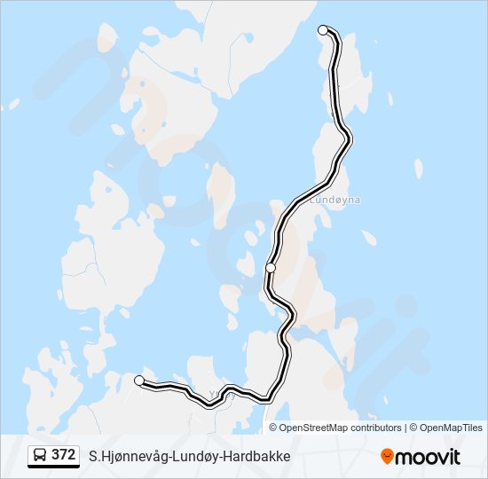372 Route: Schedules, Stops & Maps - Ytrøy (Updated)