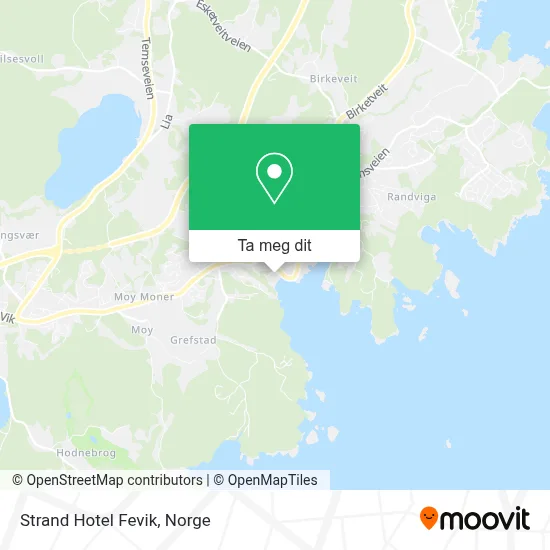 Hvordan kommer man seg til Strand Hotel Fevik i Grimstad med buss?