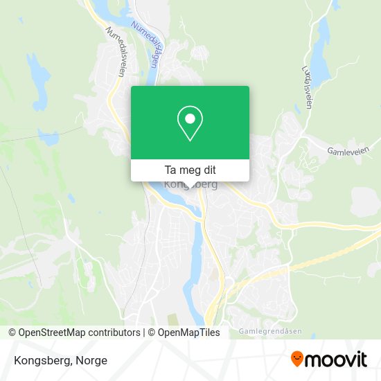Hvordan komme til Kongsberg via jernbane, buss eller ferje?