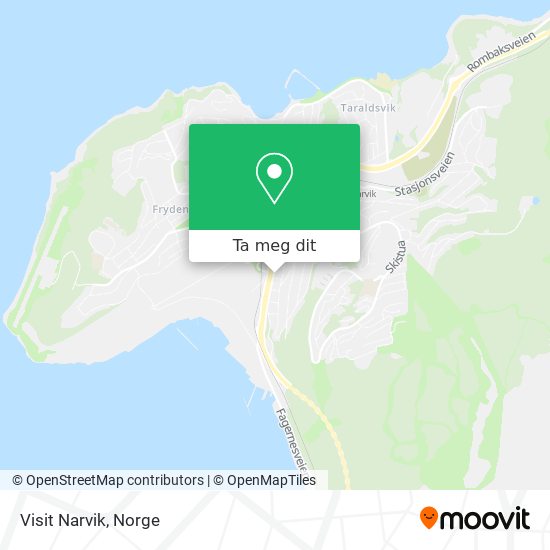 Hvordan komme til Visit Narvik via Buss?