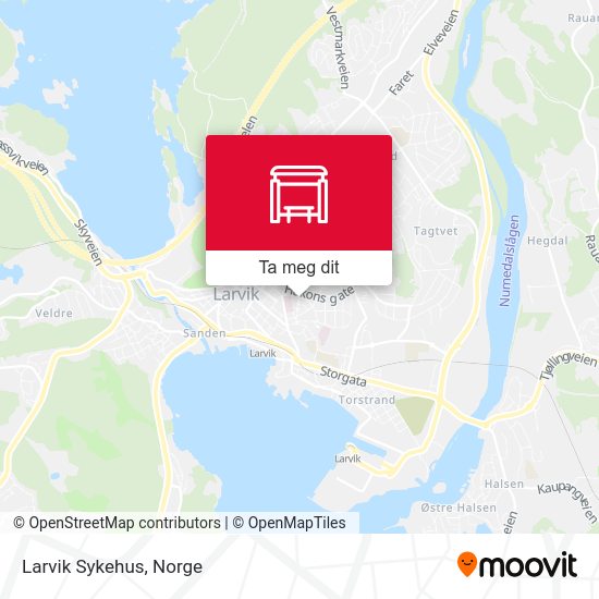 Larvik Sykehus stopp – ruter, timetabeller og priser
