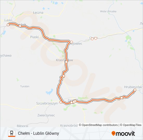 IC 22100 Route: Schedules, Stops & Maps - Lublin Główny (Updated)