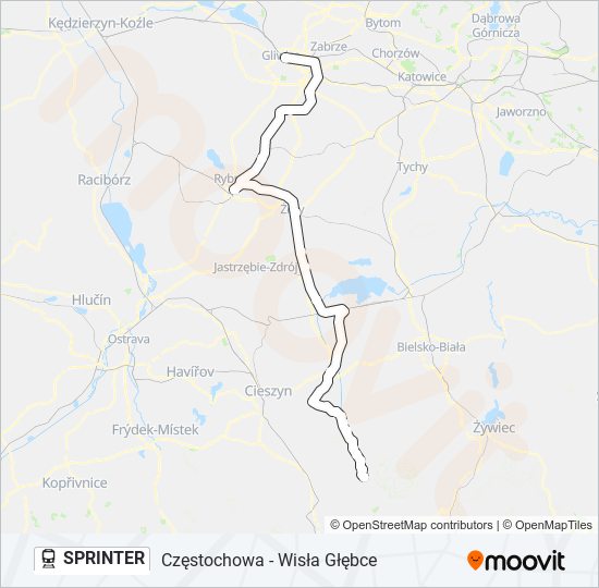 sprinter Route: Schedules, Stops & Maps - Gliwice (Updated)