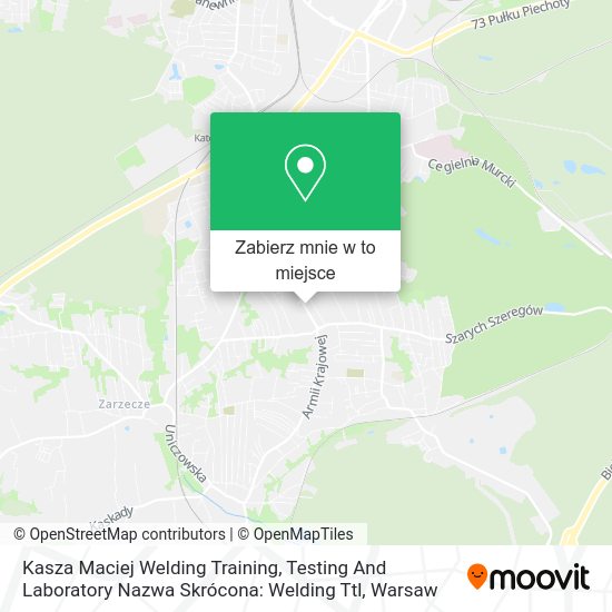 Jak dostać się do Kasza Maciej Welding Training, Testing And Laboratory ...