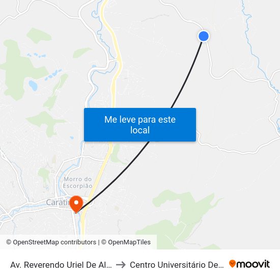 Av. Reverendo Uriel De Almeida Leitão, 2200 para Centro Universitário ...