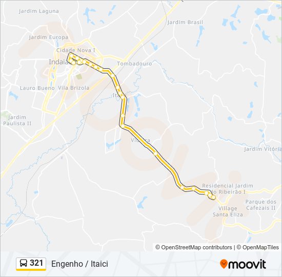 321 Route: Schedules, Stops & Maps - Engenho / Itaici (Updated)