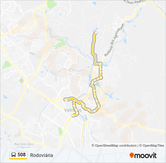508 Route: Schedules, Stops & Maps - Rodoviária (Updated)