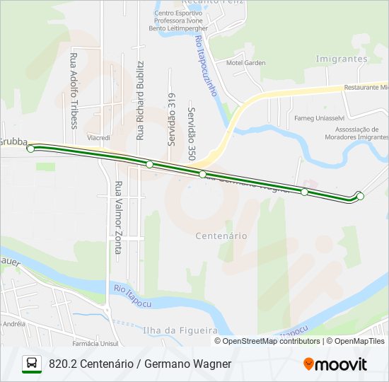 820 centenário Route: Schedules, Stops & Maps - 820.2 Centenário ...