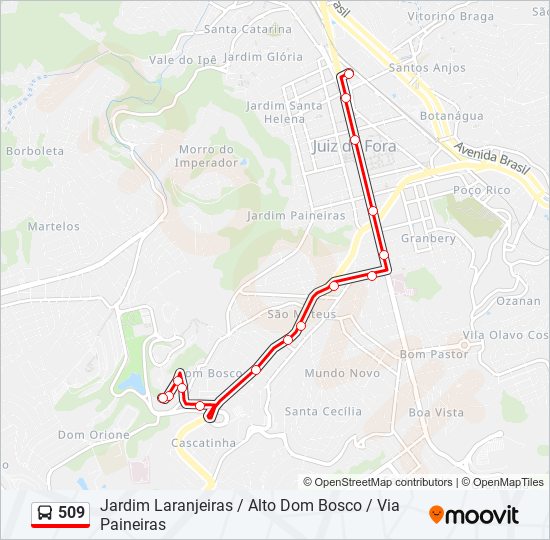 Línea 509: horarios, paradas y mapas - Centro (Actualizado)