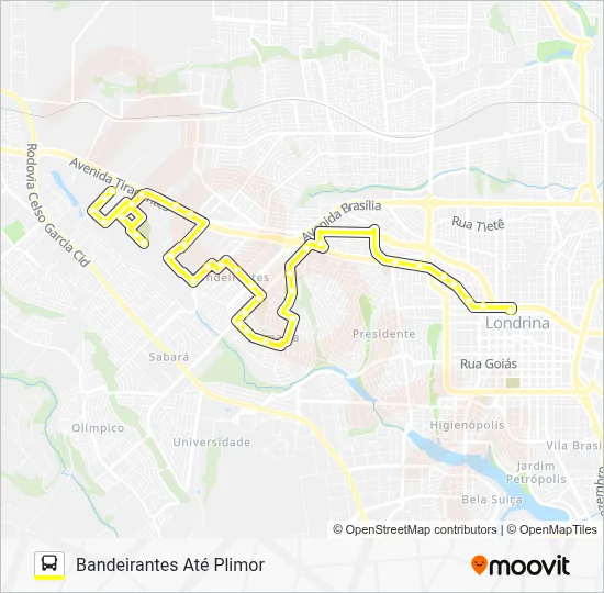 99 CORUJÃO BANDEIRANTES NEY BRAGA Route: Schedules, Stops & Maps ...