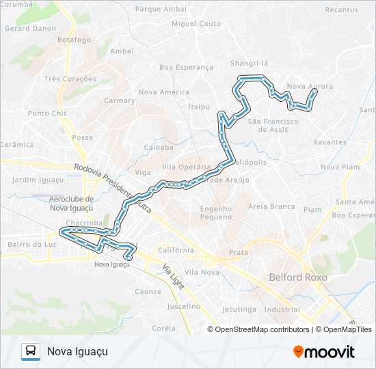 621i Route: Schedules, Stops & Maps - Nova Iguaçu (Updated)