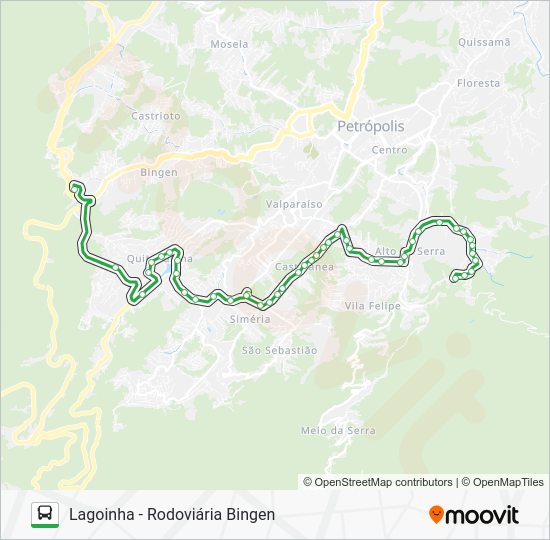 Línea 165: horarios, paradas y mapas - Terminal Bingen (Actualizado)