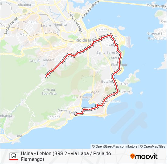 Línea SN 415: horarios, paradas y mapas - Leblon (Actualizado)
