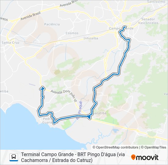 Línea SN 857: horarios, paradas y mapas - Campo Grande (Actualizado)