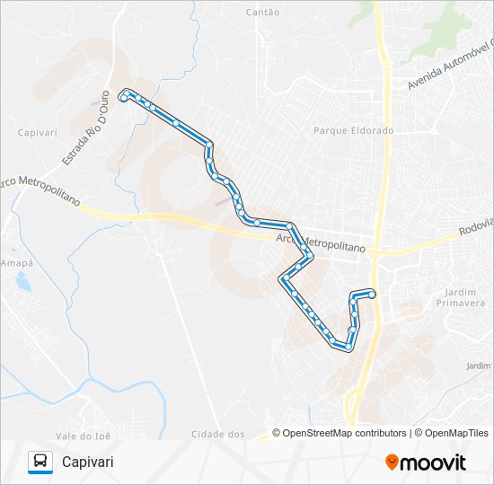 TZ01 Route: Schedules, Stops & Maps - Capivari (Updated)