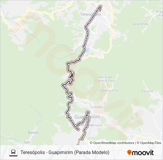 Línea MS200: horarios, paradas y mapas - Guapimirim (Parada Modelo ...