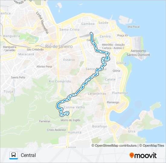 Rota da linha 007: horários, paradas e mapas - Central (Atualizado)