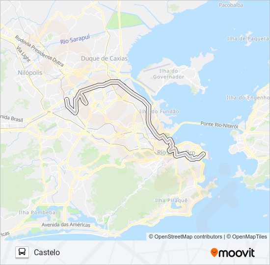 Rota da linha 362: horários, paradas e mapas - Castelo (Atualizado)