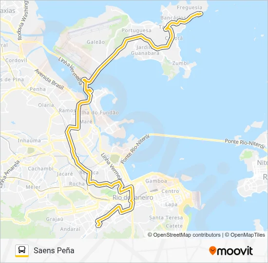 Rota da linha 634: horários, paradas e mapas - Saens Peña (Atualizado)