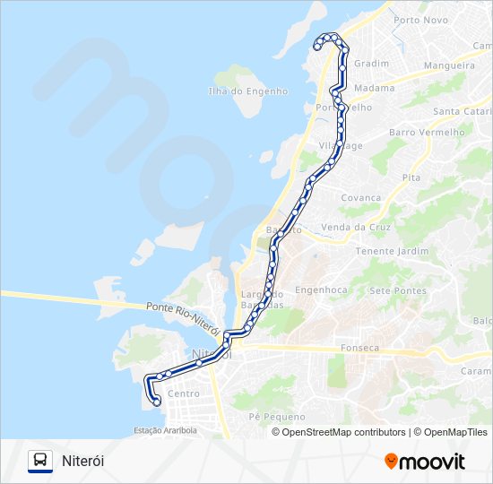 524 Route: Schedules, Stops & Maps - Niterói (Updated)