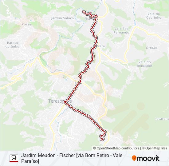 23a Route: Schedules, Stops & Maps - Jd. Meudon [Via Bom Retiro, Upa ...