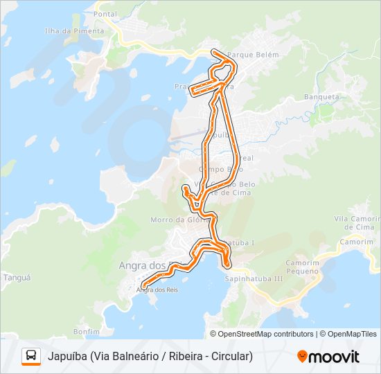 220 Route: Schedules, Stops & Maps - Japuíba (Via Balneário / Ribeira ...