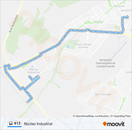 413 Route: Schedules, Stops & Maps - A - T. Júlio De Castilho / Núcleo ...