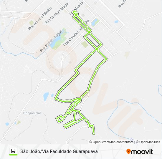 Línea 21 são joão: horarios, paradas y mapas - São João/Via Faculdade ...