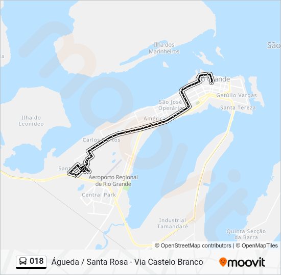 Línea 018: horarios, paradas y mapas - Águeda / Santa Rosa - Via ...