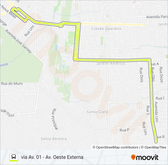 Rota da linha a666 cidade olímpica terminal são cristóvão: horários ...