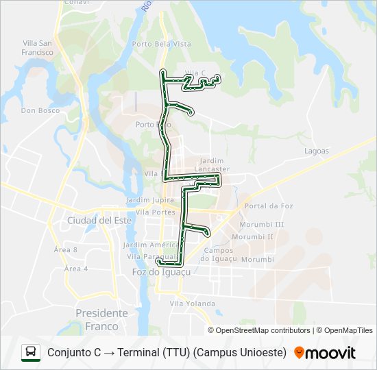 0040 CONJUNTO C VIA RODOVIÁRIA Route: Schedules, Stops & Maps ...