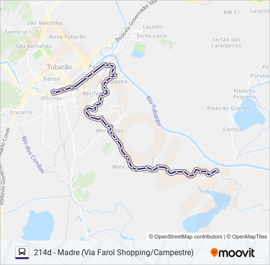 214 madre Route: Schedules, Stops & Maps - 214d - Madre (Via Farol ...