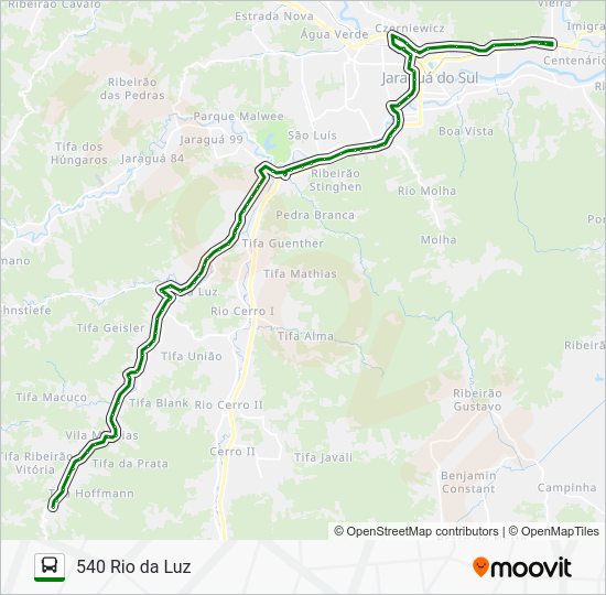 540 RIO DA LUZ Route: Schedules, Stops & Maps - 540.3 Centenário ...