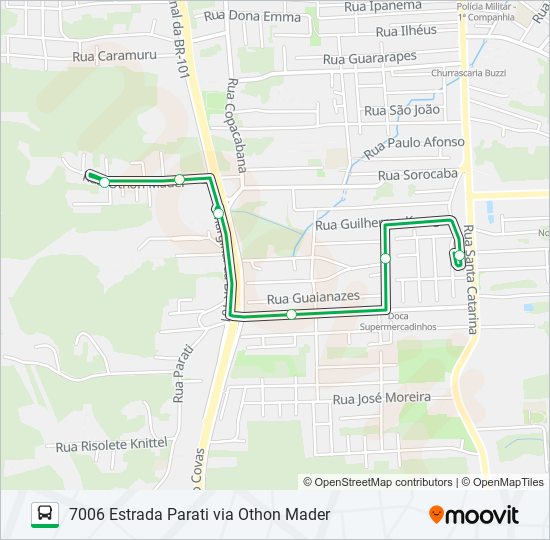7006 estrada parati via othon mader Route: Schedules, Stops & Maps ...