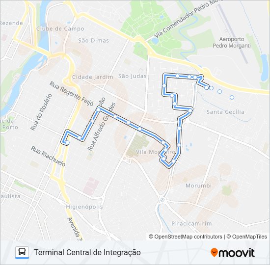 207 Route: Schedules, Stops & Maps - Terminal Central de Integração ...