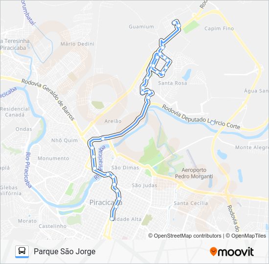 503 SANTA ROSA Route: Schedules, Stops & Maps - Parque São Jorge (Updated)