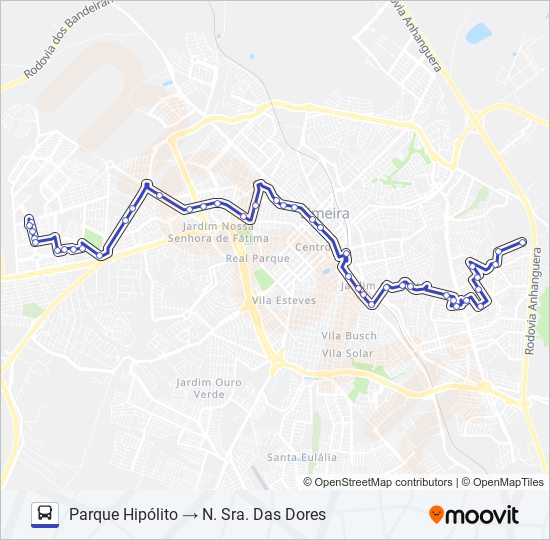 Línea 102 parque hipólito x n sra das dores via medical: horarios ...