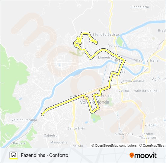 455 Route: Schedules, Stops & Maps - Fazendinha (via 33) (Updated)